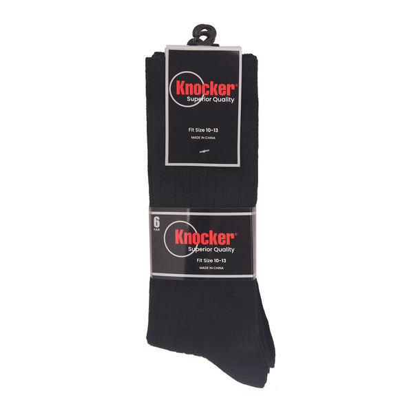 KNOCKER MEN'S DRESS SOCKS (9965_BLACK) – Uni Hosiery Co Inc.