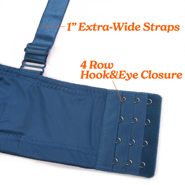 SOFRA LADIES PLAIN LACE DDD CUP BRA (BR4433PL3D) – Uni Hosiery Co Inc.