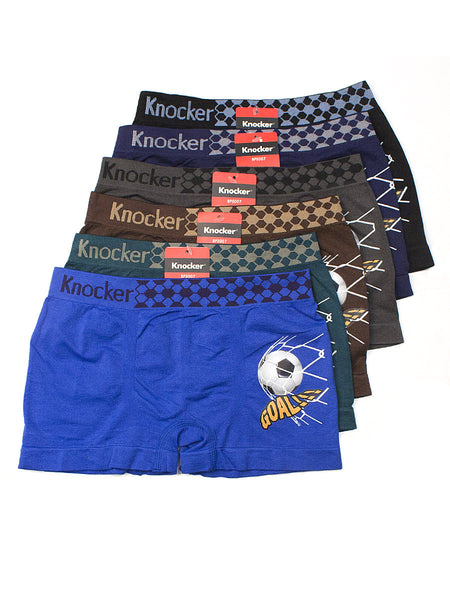 KNOCKER BOY'S SEAMLESS BOXER BRIEFS (BPS007) – Uni Hosiery Co Inc.