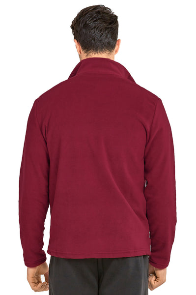 KNOCKER MEN'S POLAR FLEECE JACKET (PF2000_BURG) – Uni Hosiery Co Inc.