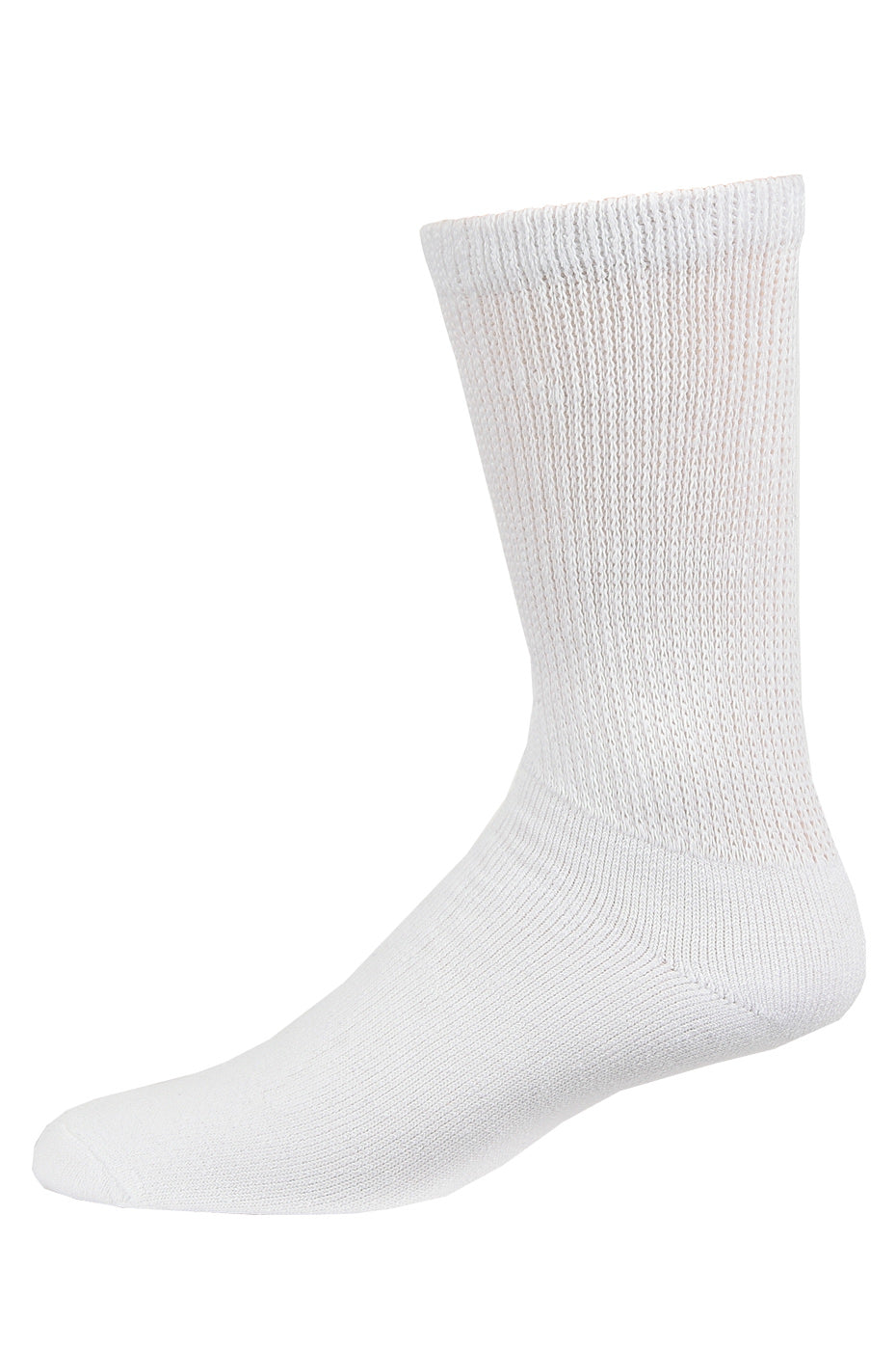 BURUKA CREW DIABETIC SOCKS (BK175D_WHITE) – Uni Hosiery Co Inc.