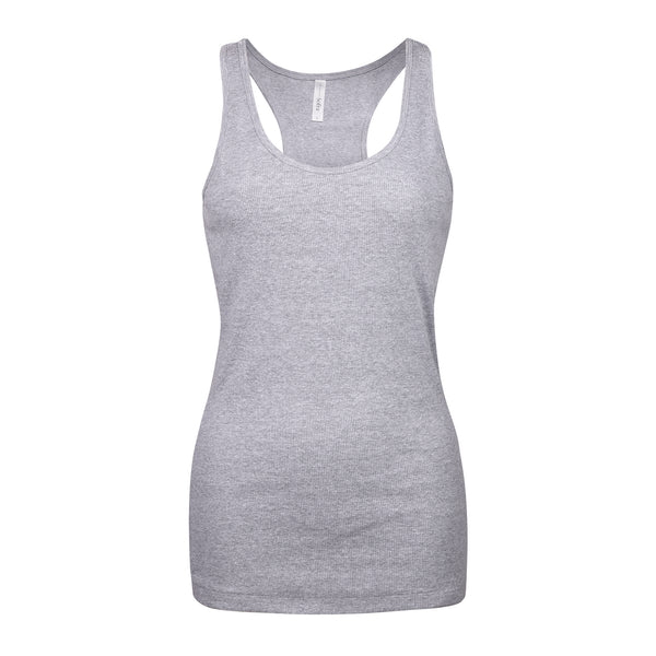 LADIES COTTON RIBBED KNIT RACERBACK TANK TOP (TT300) – Uni Hosiery Co Inc.